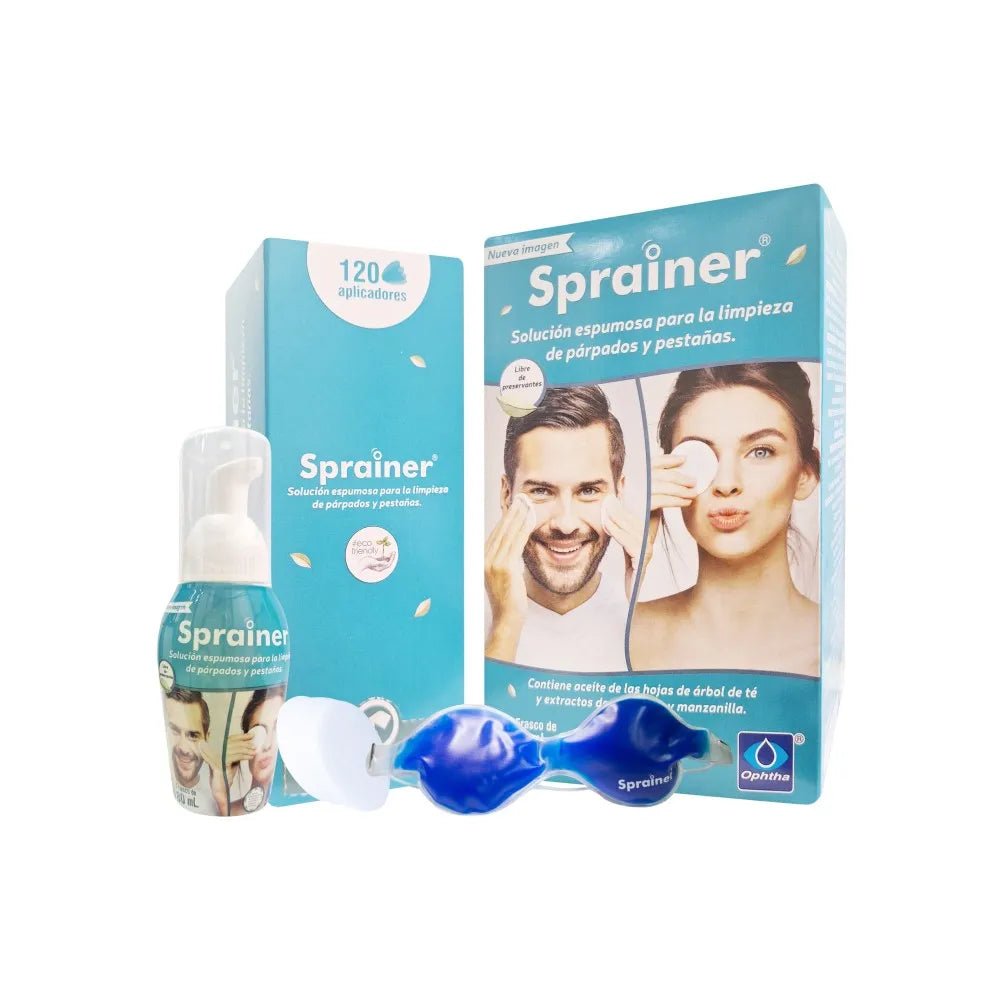 Limpieza Espumosa Ophtha Sprainer para Párpados y Pestañas 80ml